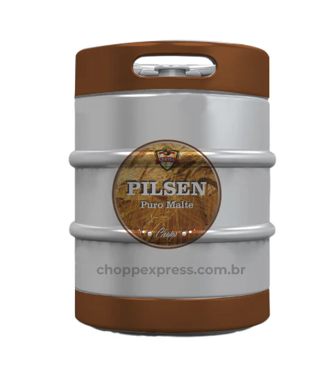 Chopp Queen’s Pilsen Puro Malte 50 litros